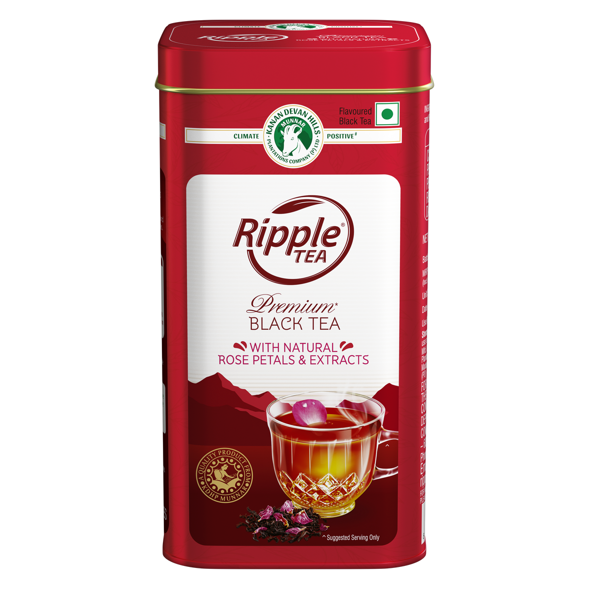 Black Tea with Natural Rose Petals and Extracts – Ripple Tea