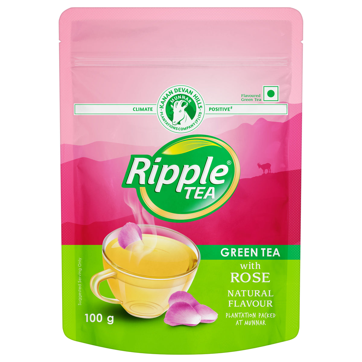 Ripple Tea|Rose Green Tea| Natural Flavoured Tea